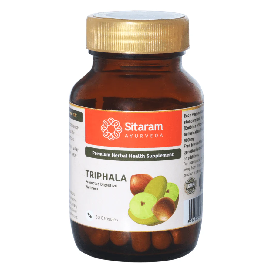 Sitaram Ayurveda Triphala Capsules - 60 Caps| Buy Indian Products ...